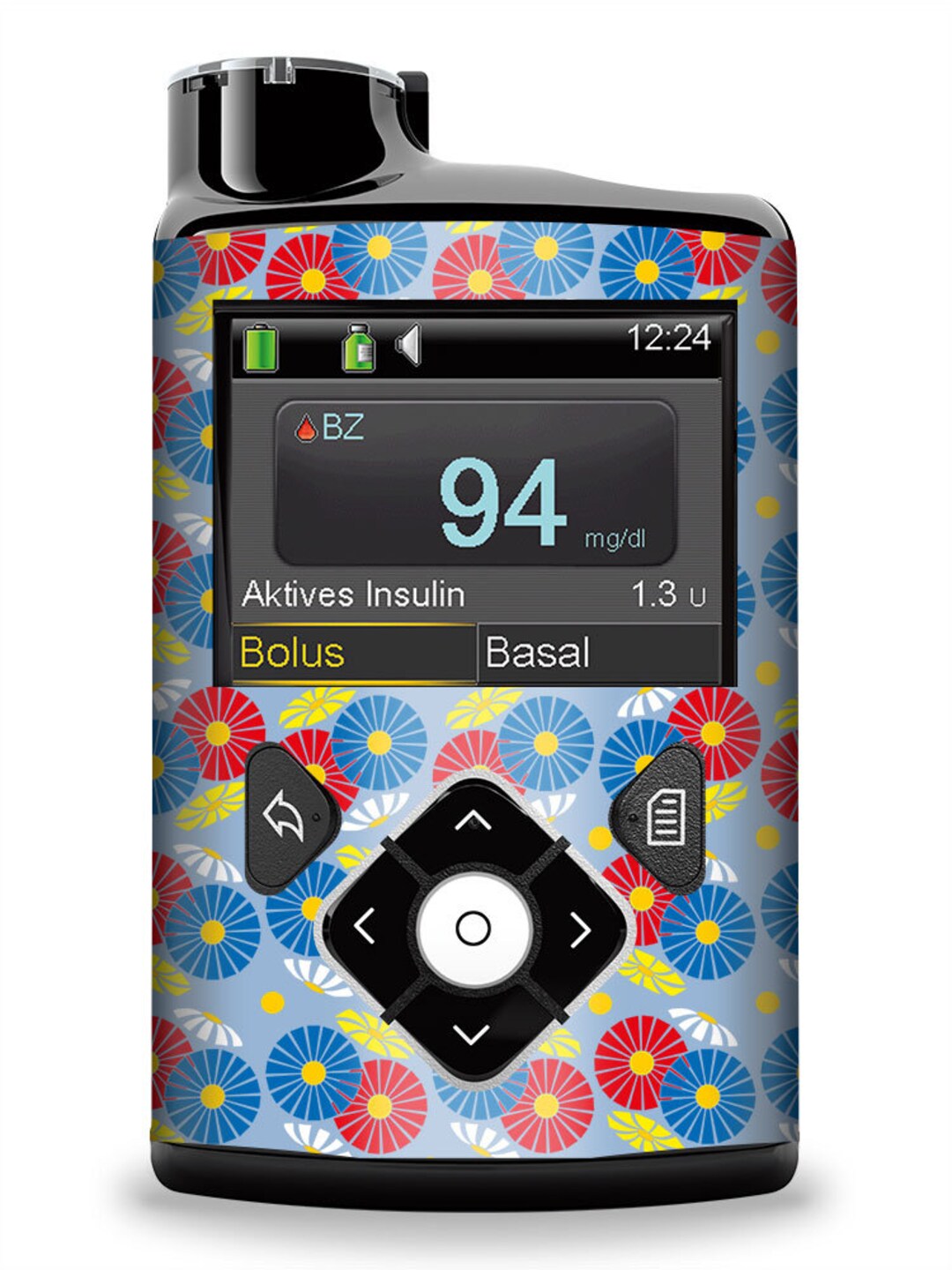 Sticker for Medtronic Minimed Insulin Pump Sea of Flowers Mydili ...