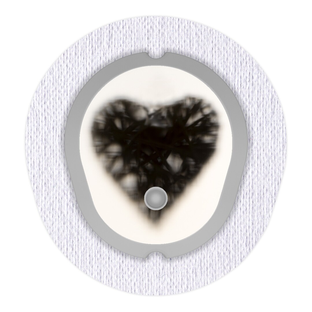 Sticker for Dexcom G7 Sensor 2x Heart Shadow Mydili Diabetes ...