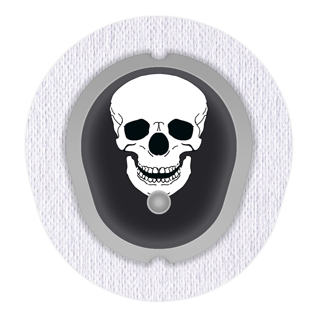 Sticker for Dexcom G7 Sensor 2x Skull Mydili Diabetes Accessories - Etsy