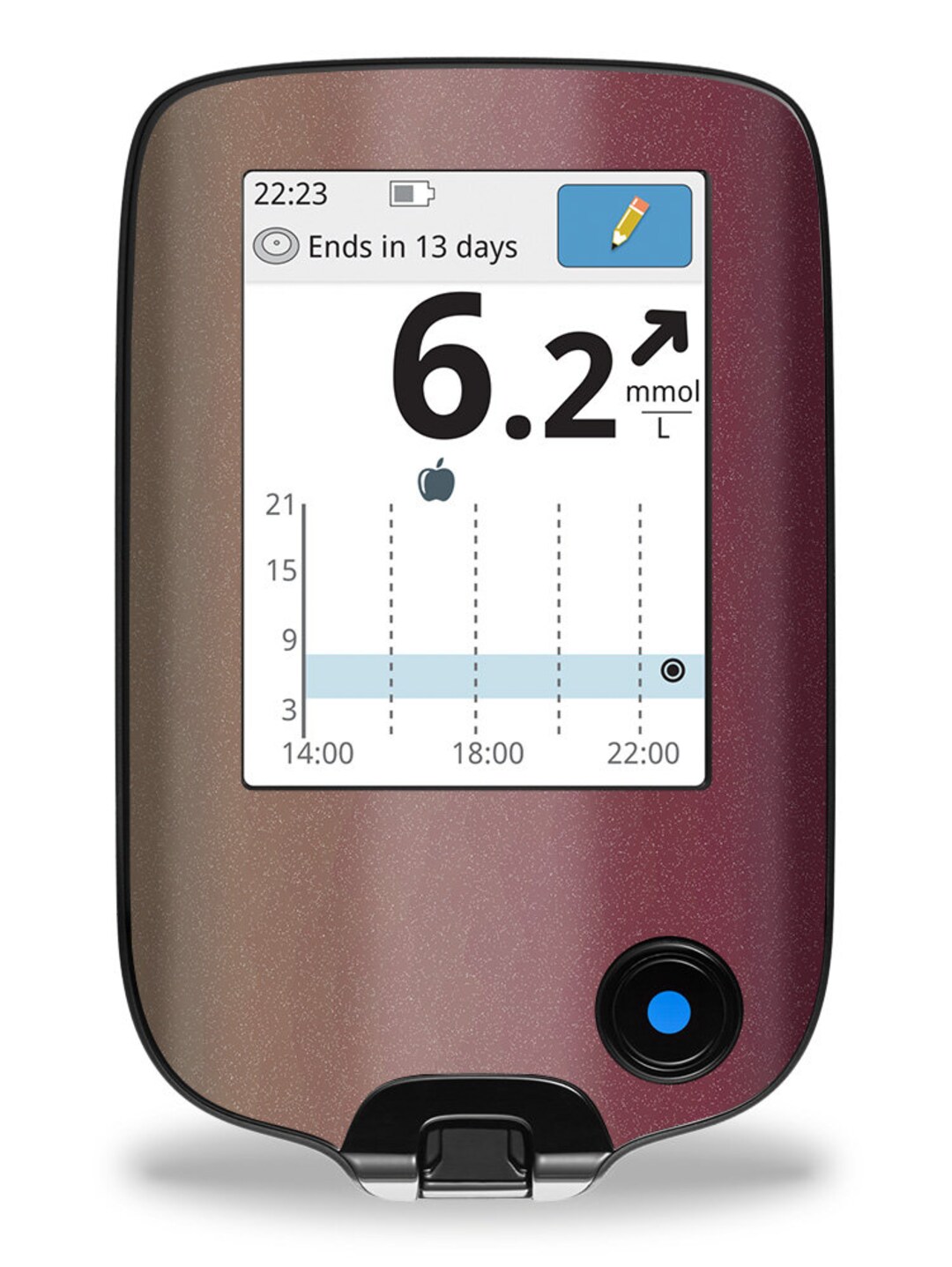 Sticker for Freestyle Libre 2 & 3 Reader Shift-effect Mydili Diabetes ...