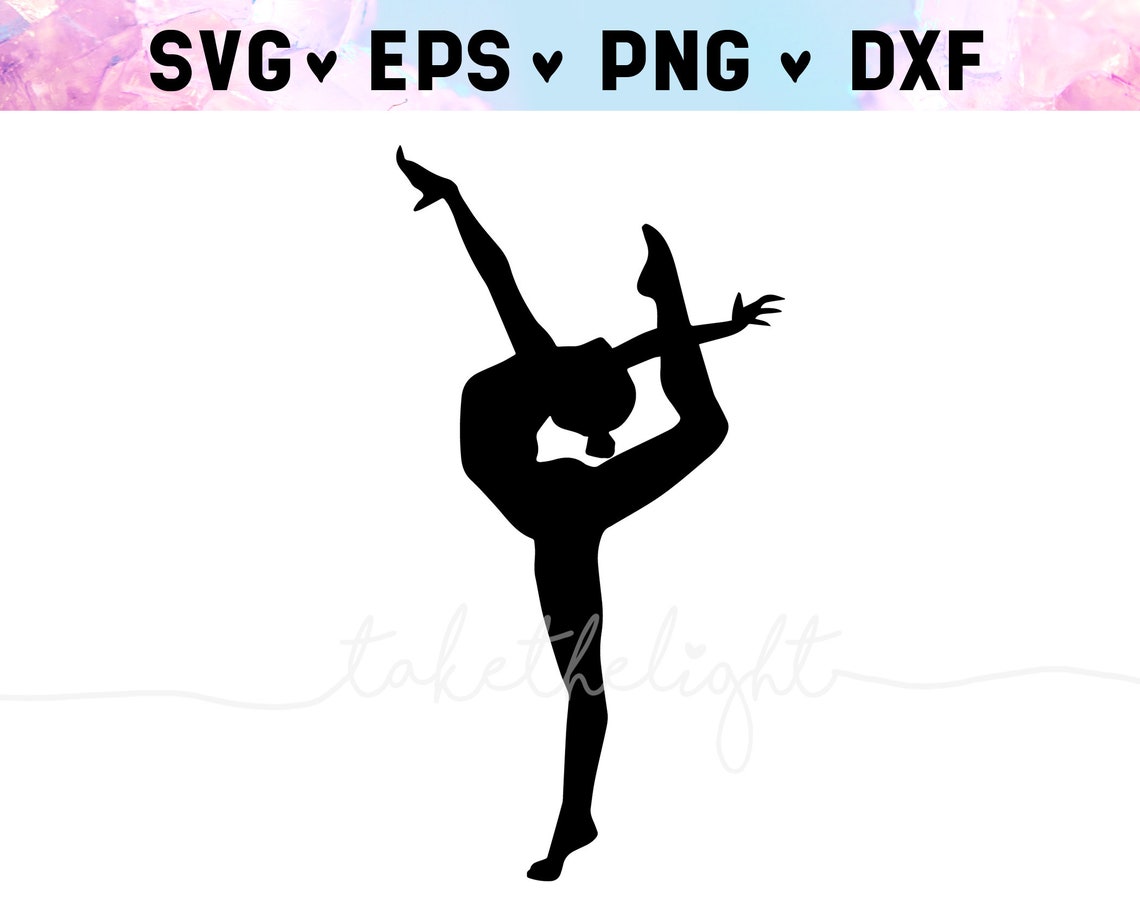 Gymnast SVG Gymnastics Cut File Tumbling Svg Gymnastics | Etsy