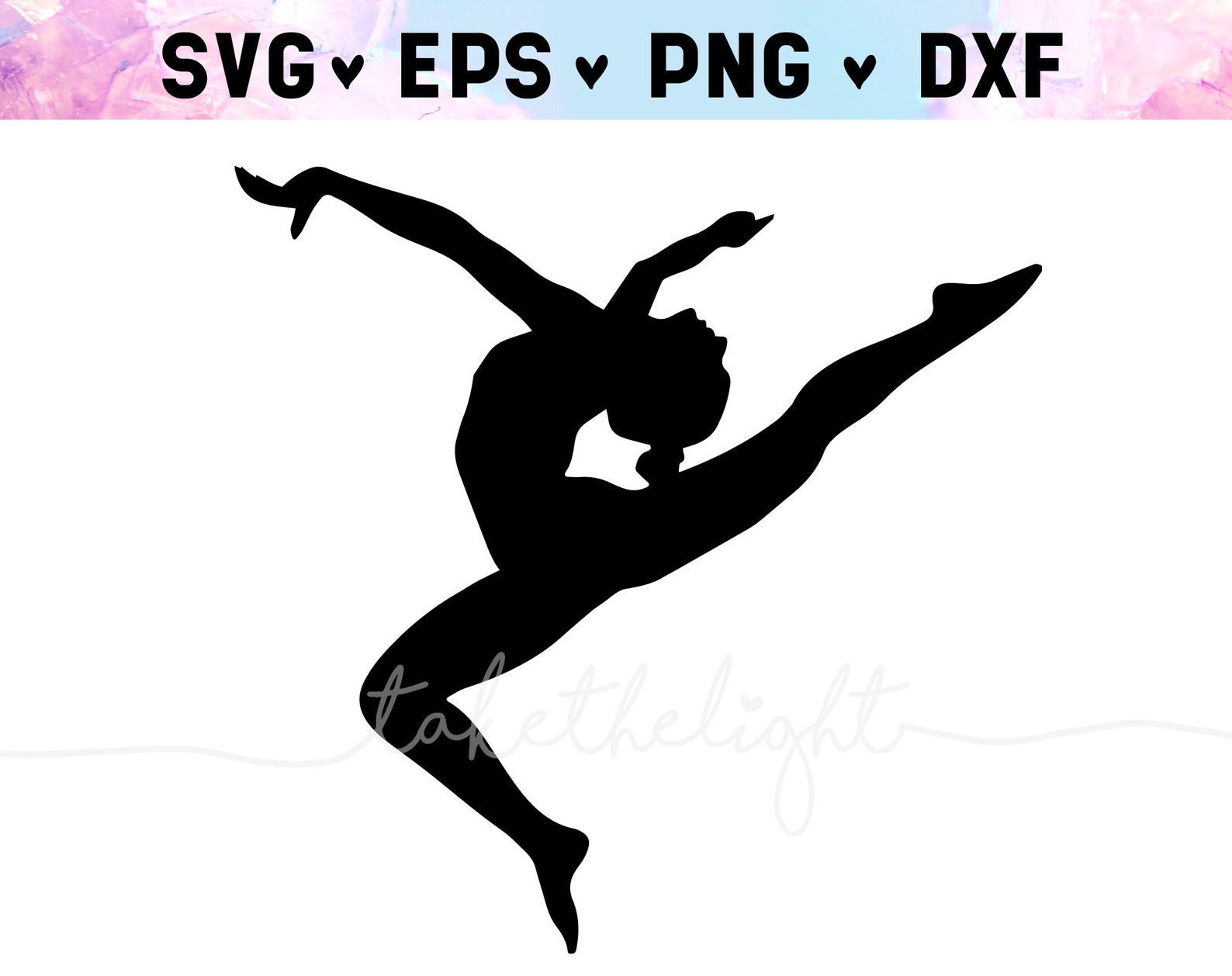 Gymnast SVG, Gymnastics Cut File, Tumbling Svg, Gymnastics Clipart ...