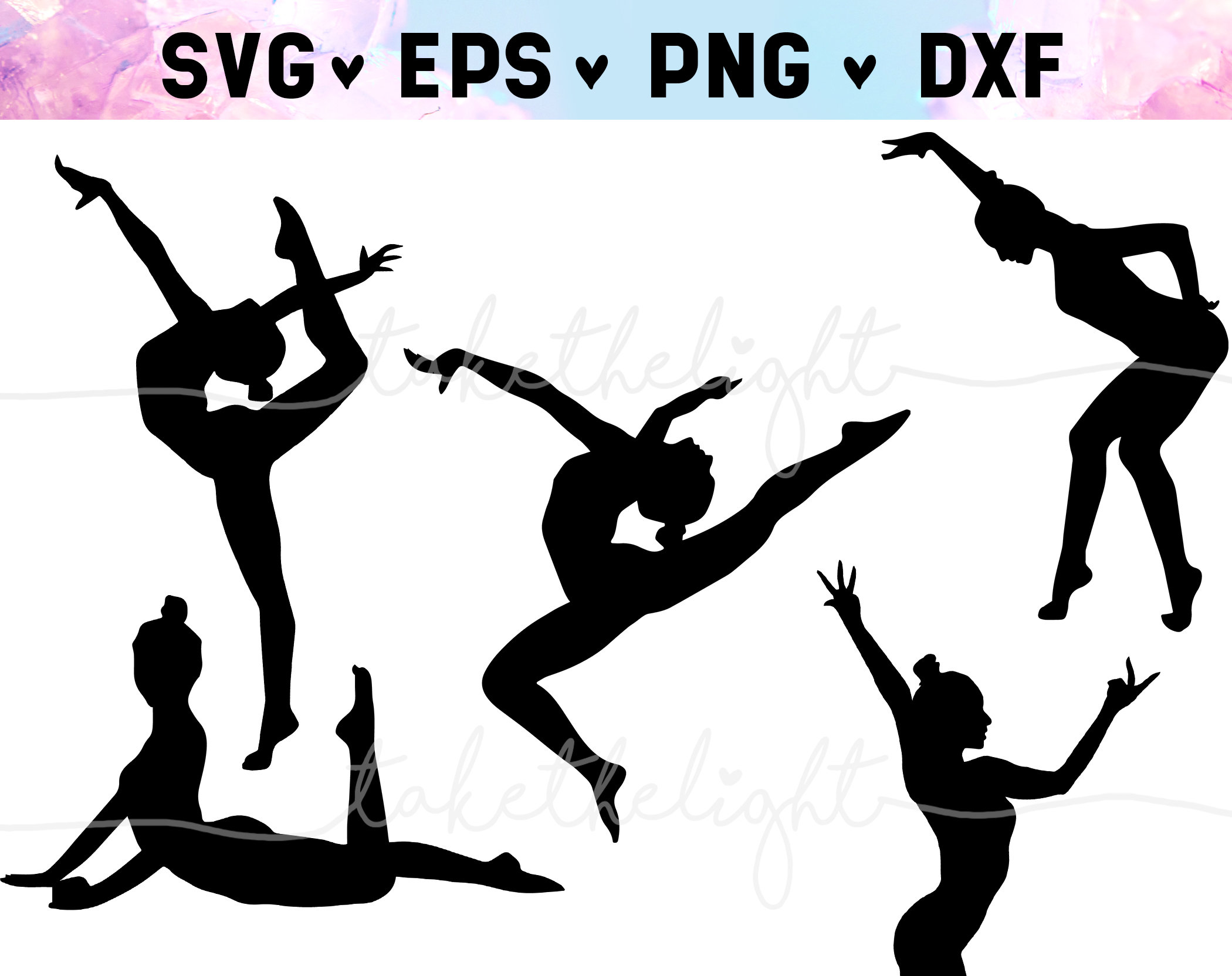 Gymnast SVG, Gymnastics Cut File, Tumbling Svg, Gymnastics Clipart ...