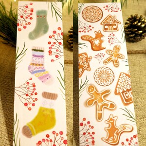 Christmas Bookmarks Set - Etsy