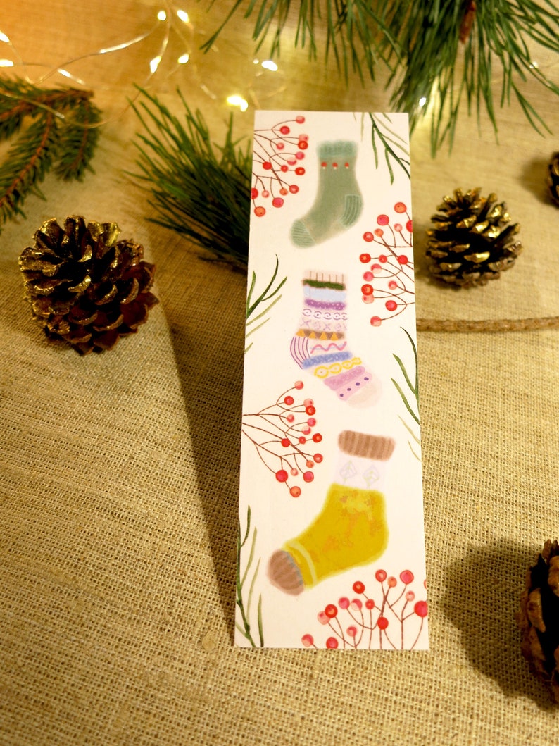 Christmas Bookmarks Set - Etsy