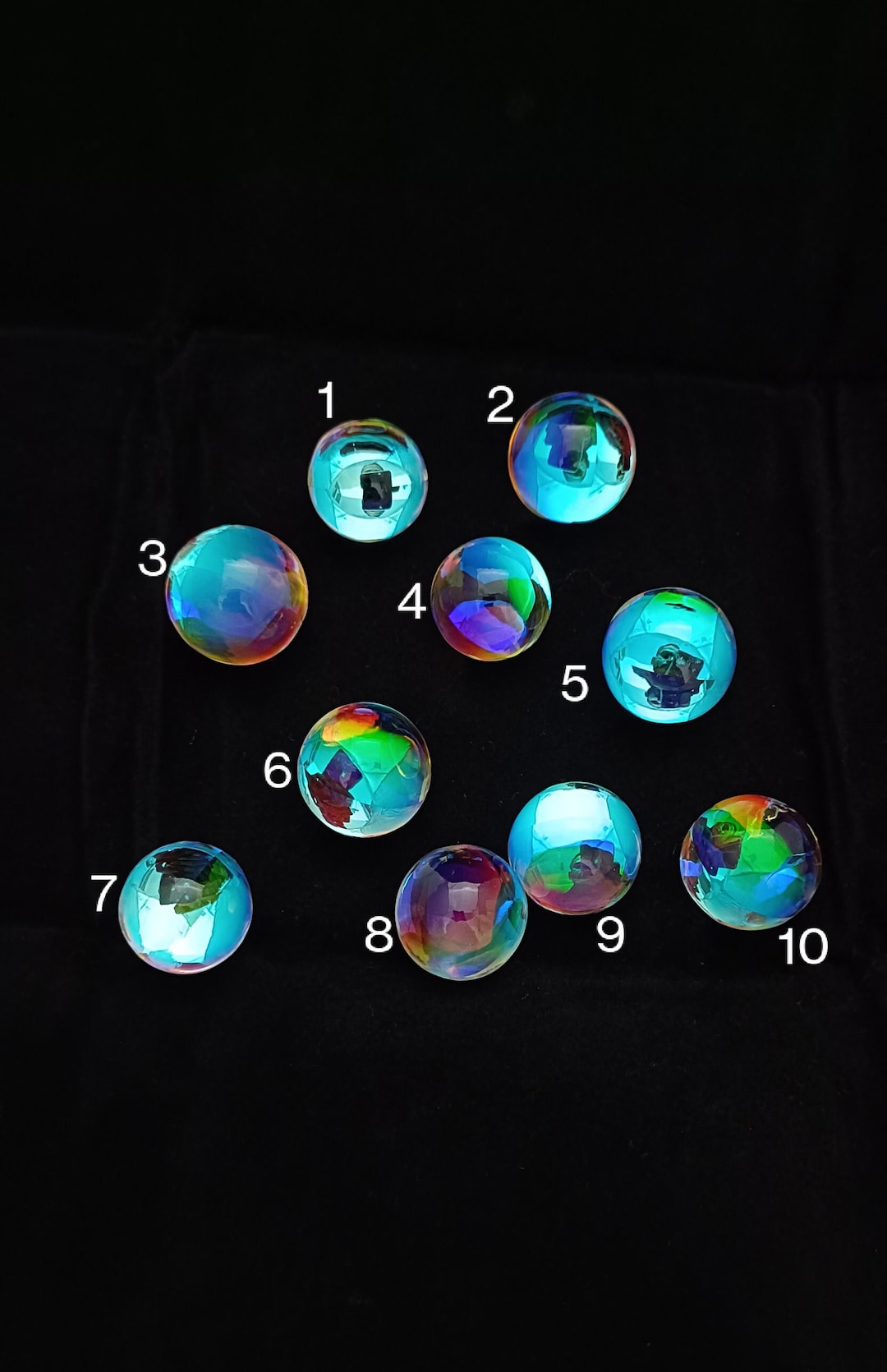 Super Mystic Topaz Balls Gemstone - Mystic Balls Shape Gemstone Multi ...