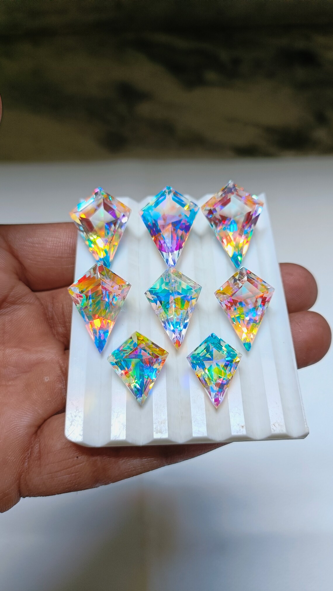 Super Mystic Quartz Mystic Topaz Gemstone Multi Colour Beautiful Multi ...