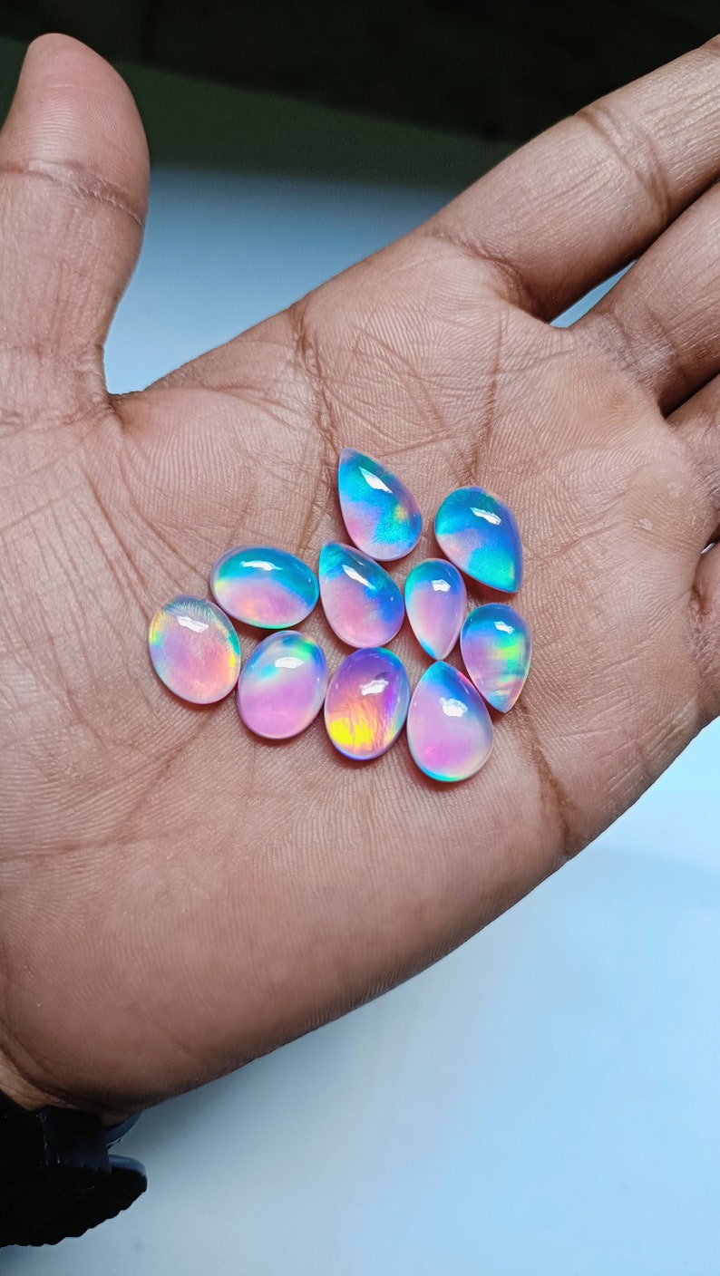 Amazing Arora Opal Himalayan Crystal Doublets Small Pieces Lot ...