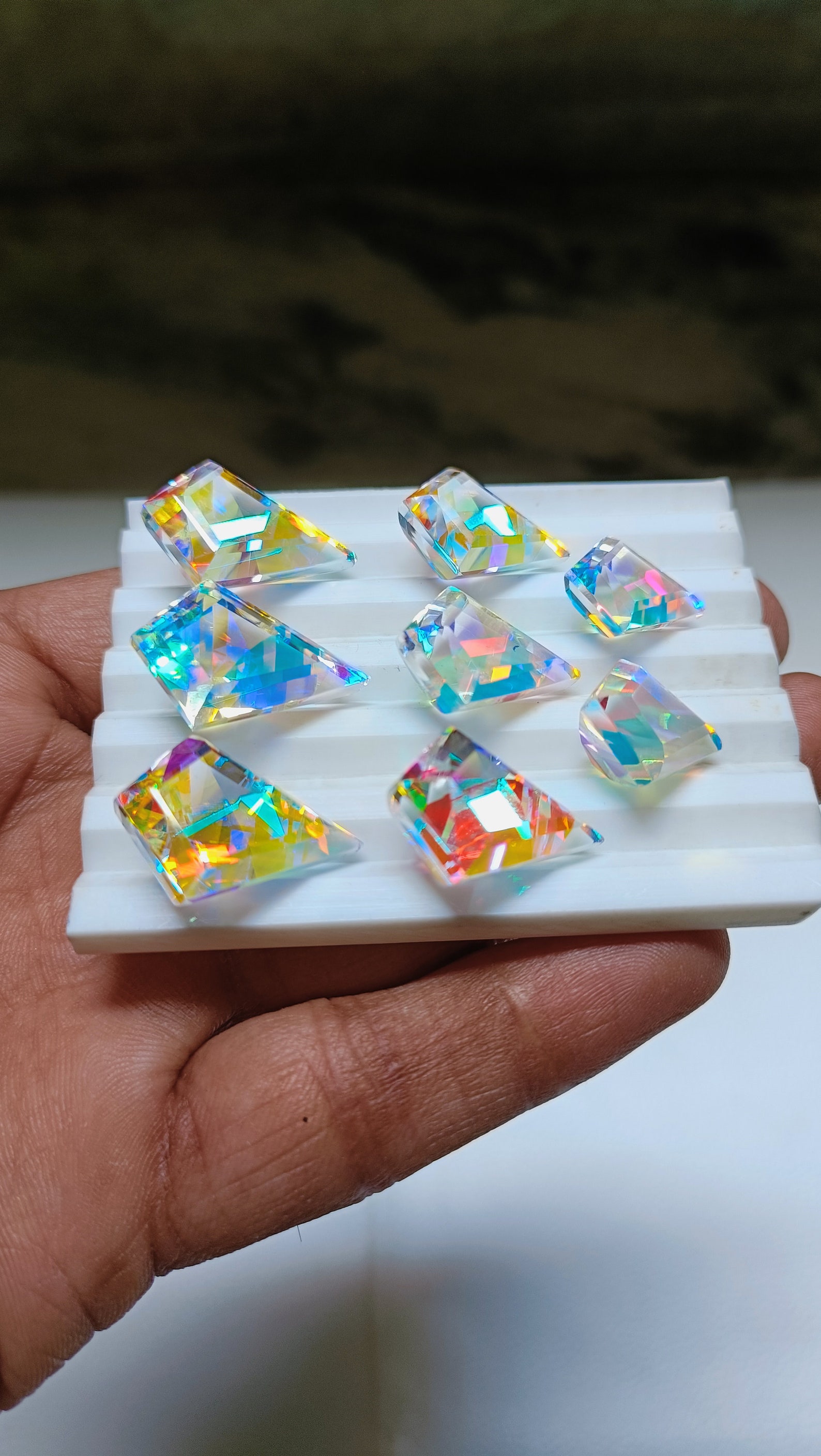 Super Mystic Quartz Mystic Topaz Gemstone Multi Colour Beautiful Multi ...