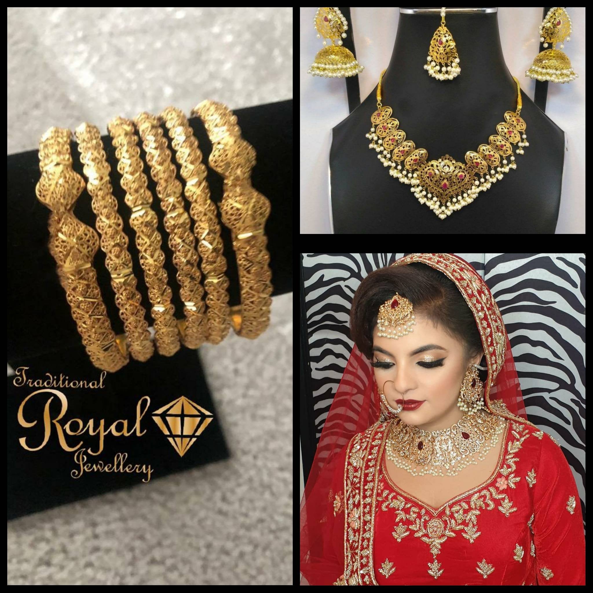Bangles Gold Plated Hand Made Pakistani Jewelry, Indian Jewelry ...