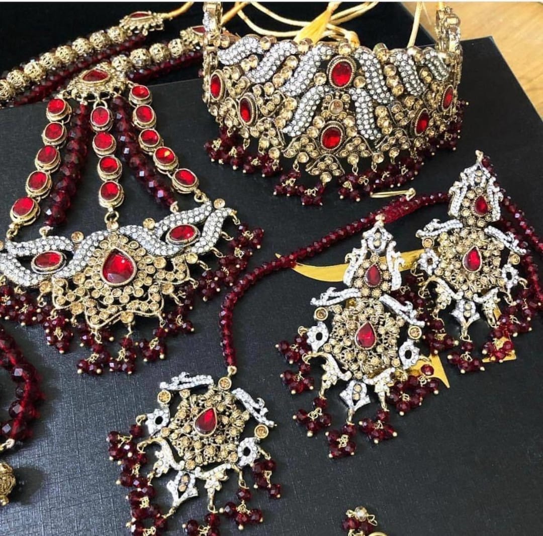Bridal Jewelry Set , Pakistani Jewelry Set, Indian Jewelry Set ...