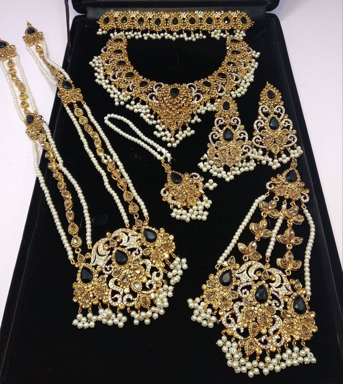 Bridal Jewelry Set , Pakistani Jewelry Set, Indian Jewelry Set ...