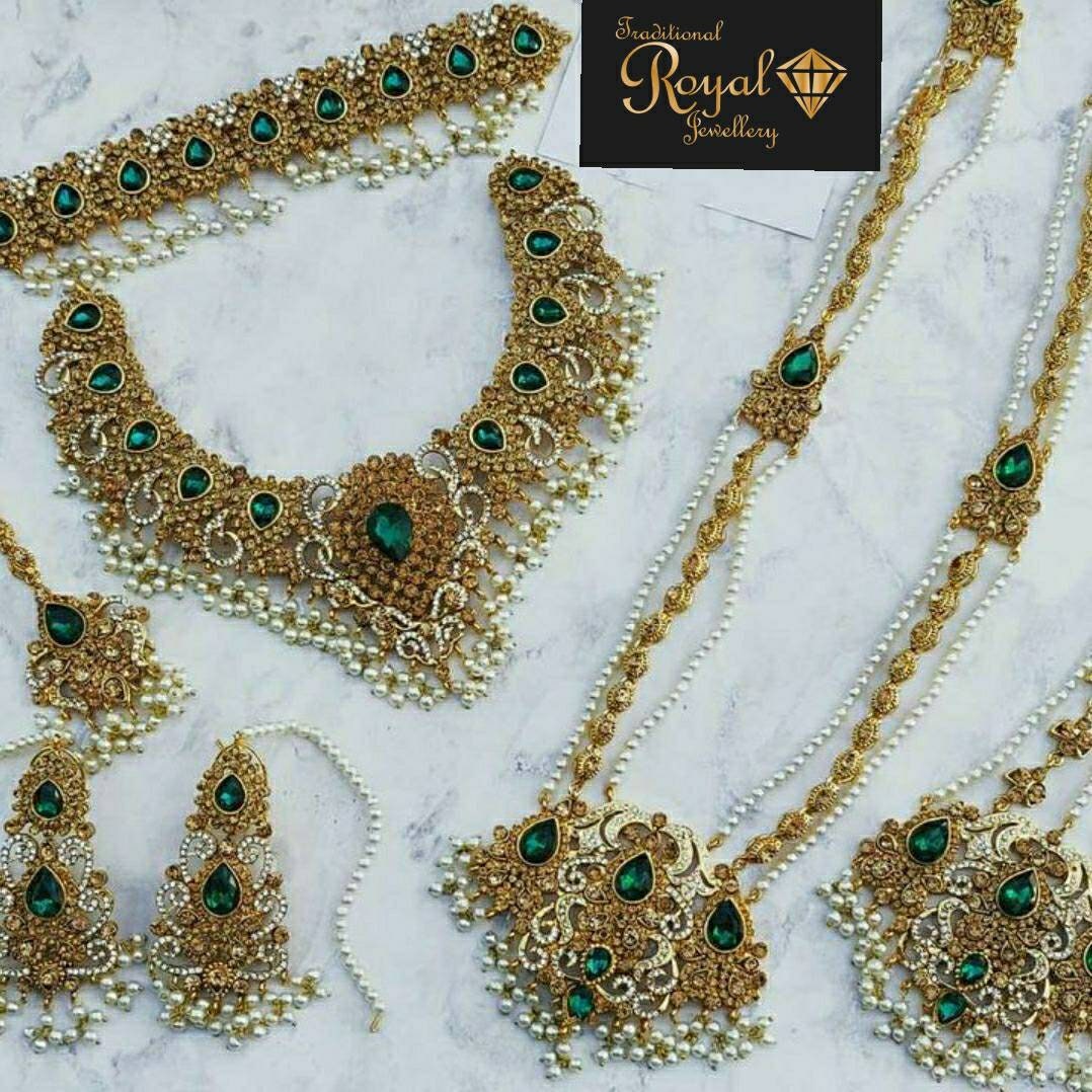 Bridal Jewelry Set , Pakistani Jewelry Set, Indian Jewelry Set ...