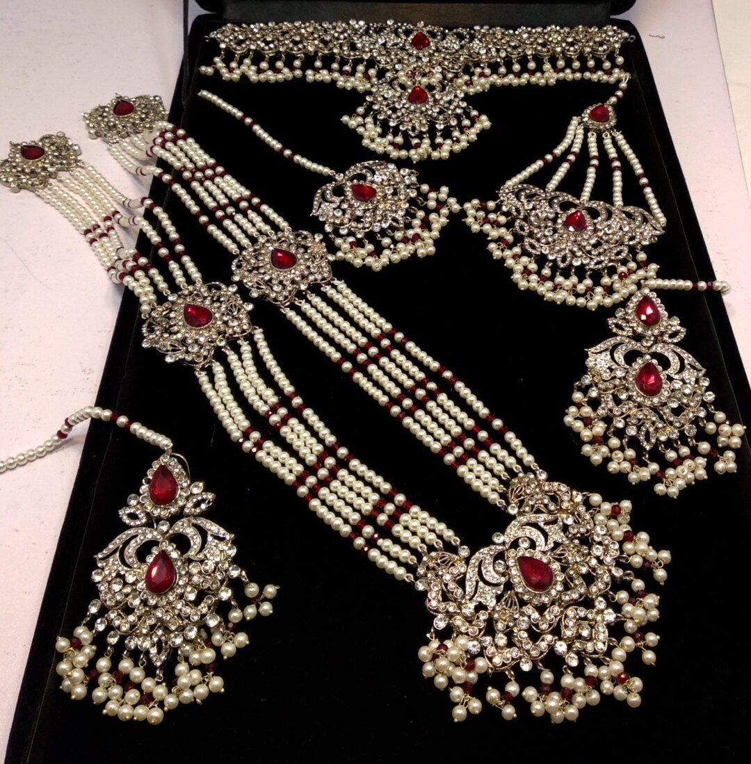 Bridal Jewelry Set , Pakistani Jewelry Set, Indian Jewelry Set ...