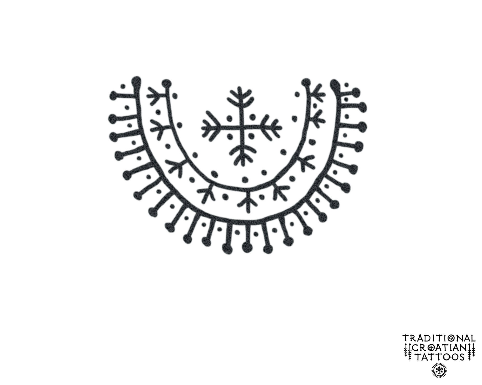 Traditional Croatian Realistic Temporary Tattoos / Ornament Tattoo ...