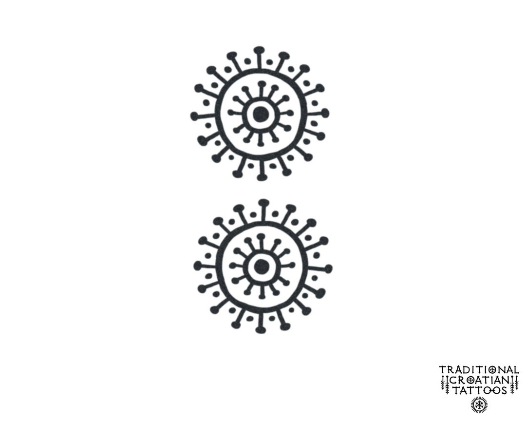 Traditional Croatian Realistic Temporary Tattoos / Ornament Tattoo ...