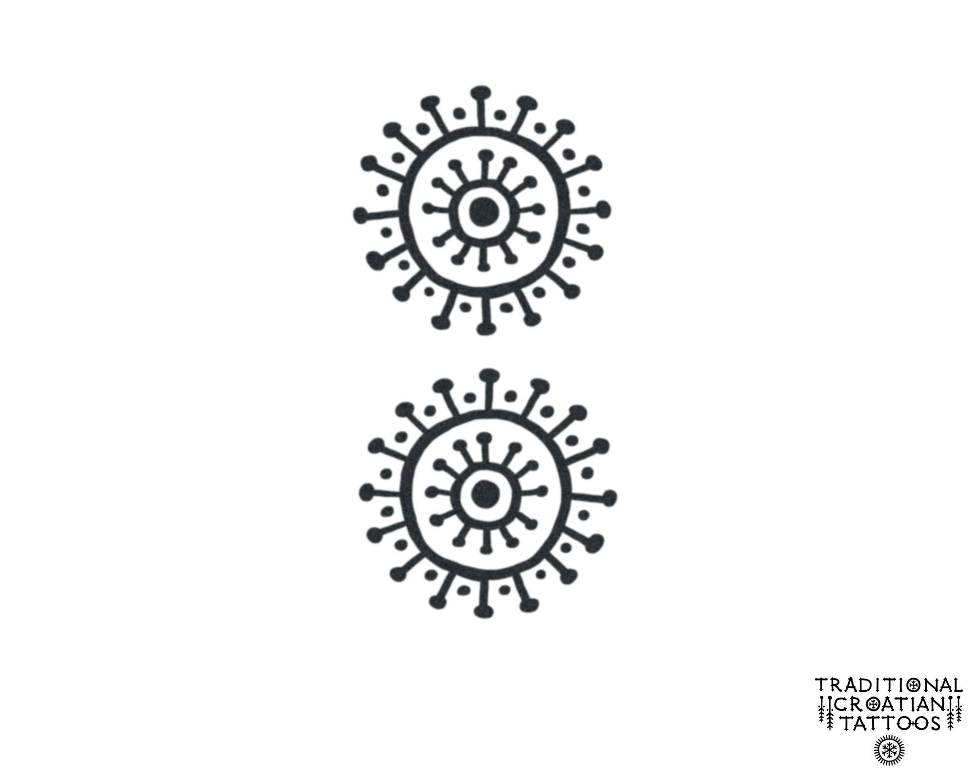 Traditional Croatian Realistic Temporary Tattoos / Ornament Tattoo ...