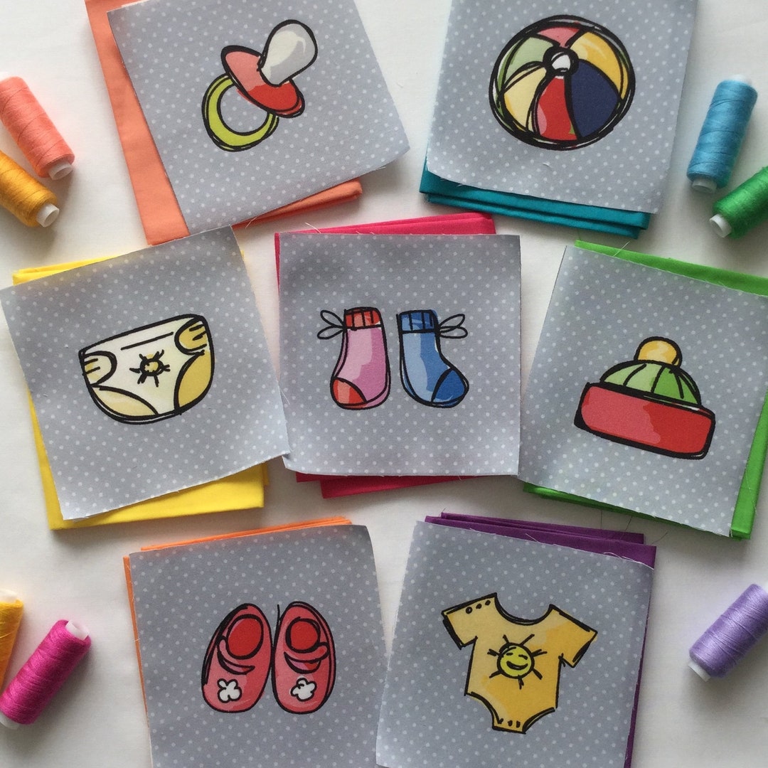 First Words Baby - Fabric Squares: 5" Charm Pack or Panel - 42 ...