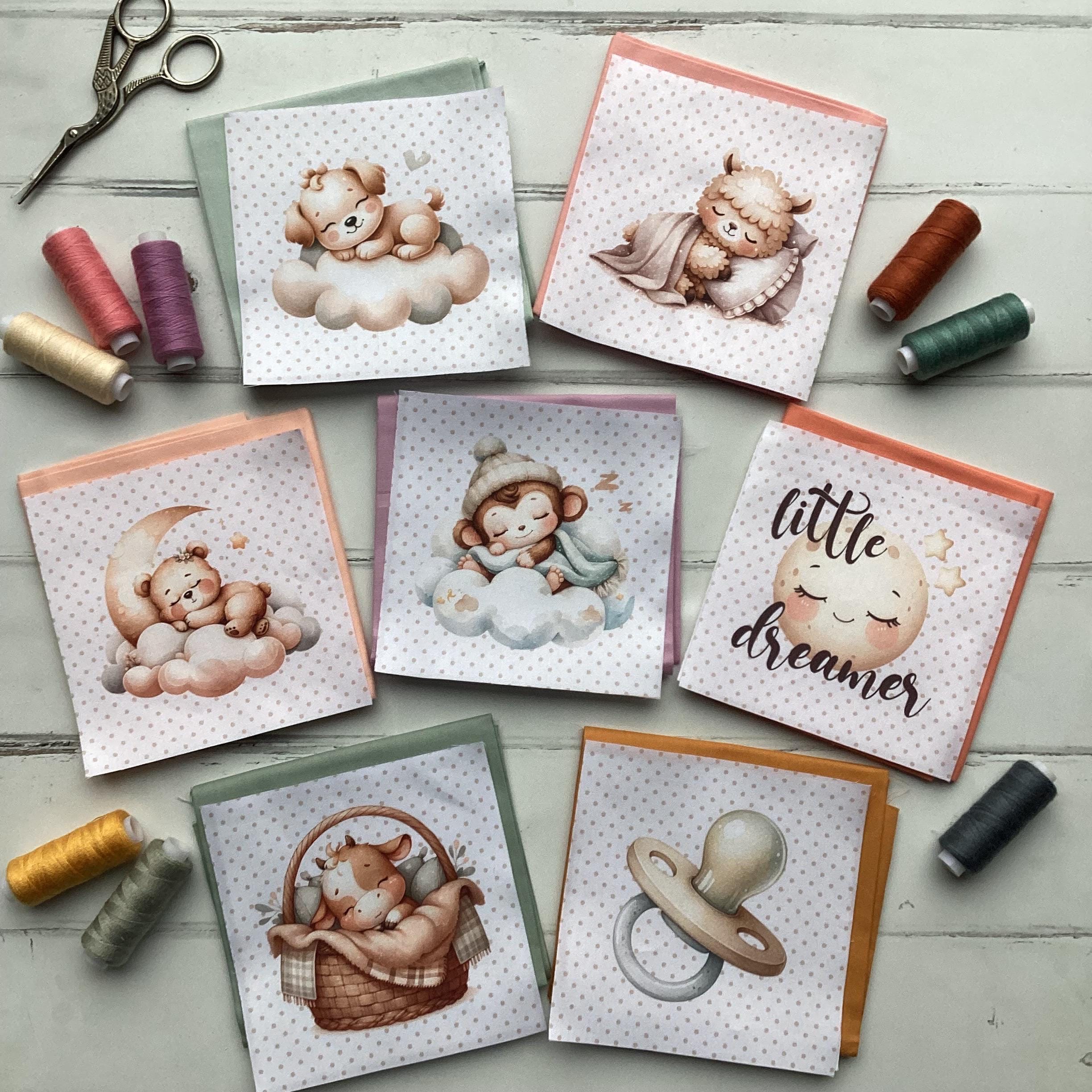 Beige/cream Animals Squares: 5" Charm Pack (42 Squares) or Panel ...