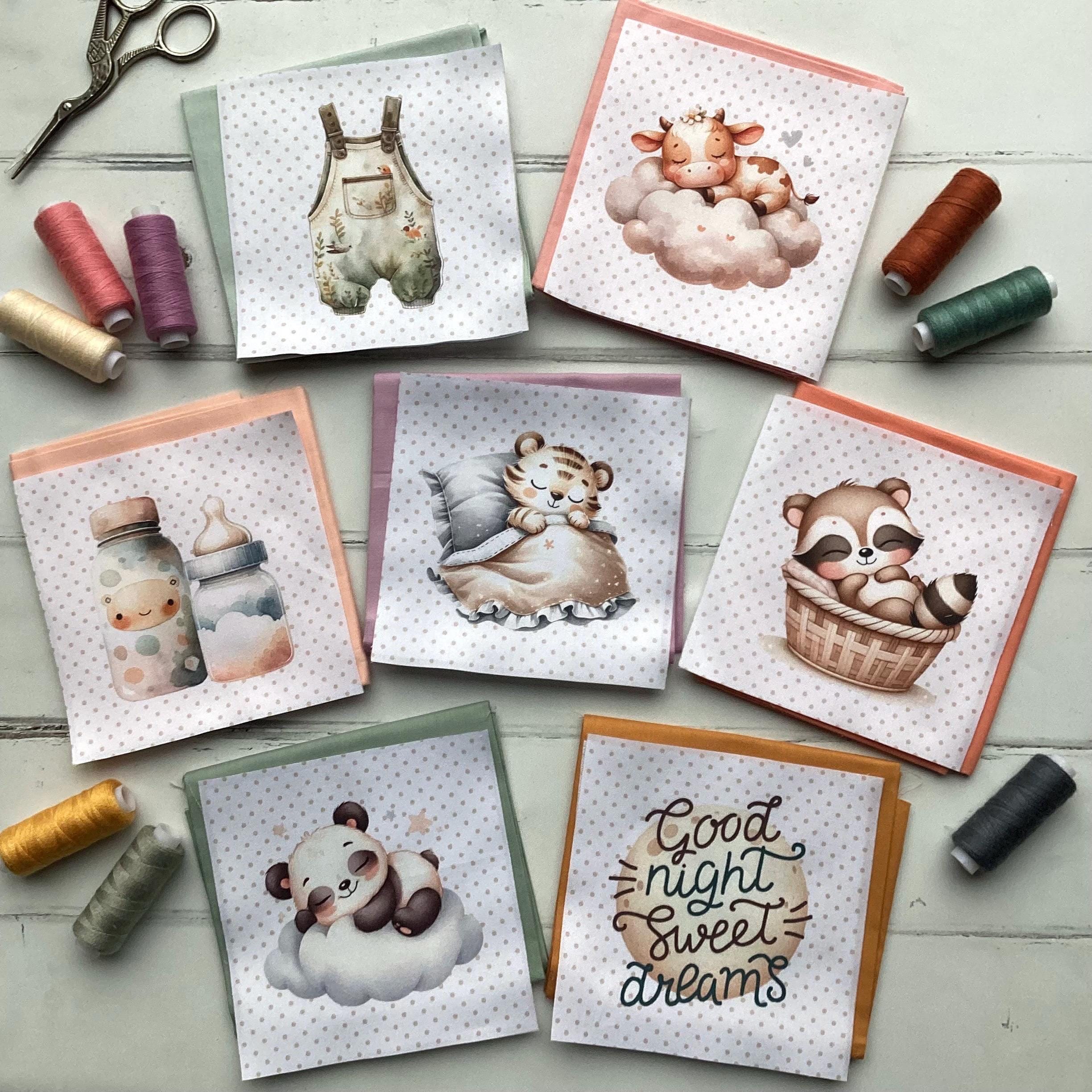 Beige/cream Animals Squares: 5" Charm Pack (42 Squares) or Panel ...