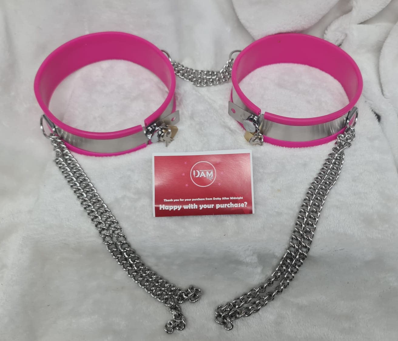 PINK Male Chastity Belt Device KIT Stainless Steel Cage Thigh - Etsy