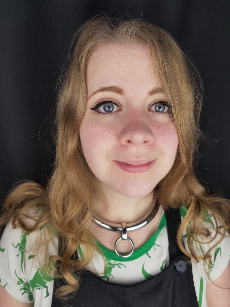 Dotty Collar Collection: the Rear Opening Ring Collar 12mm | Etsy UK