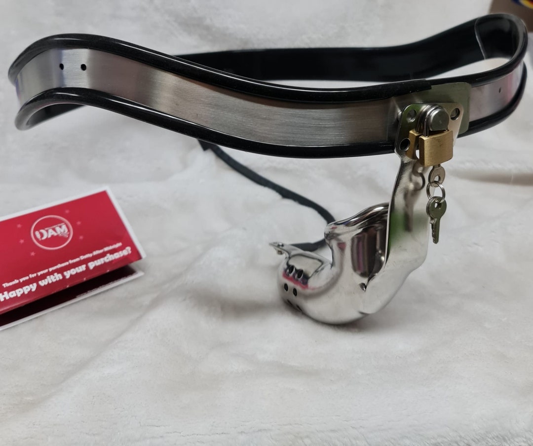 Male Chastity Belt Device the Protector Back Strap/hole Kit Mature - Etsy