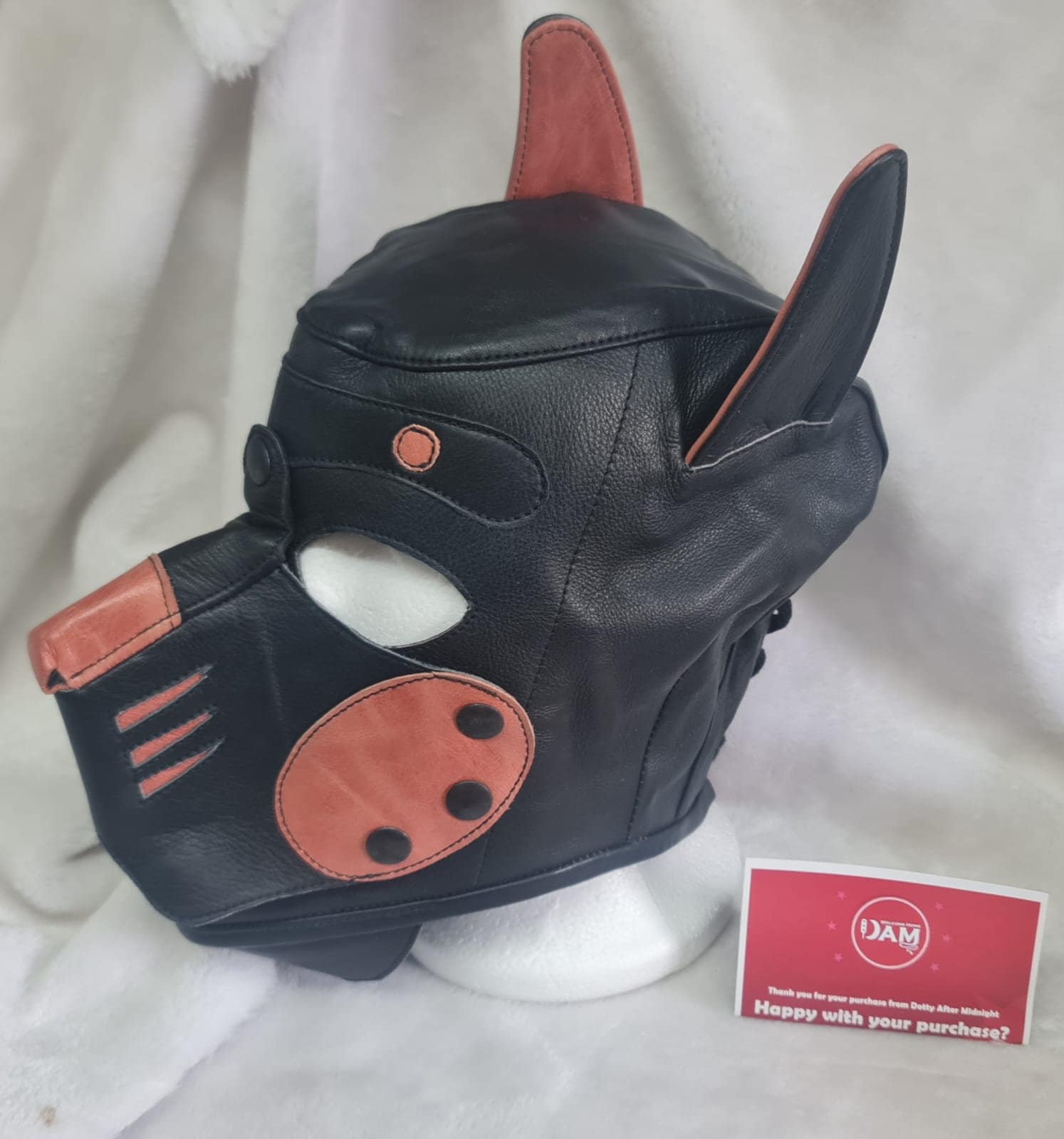 Real Leather Puppy Mask for Puppy Play Bondage Restraint - Etsy