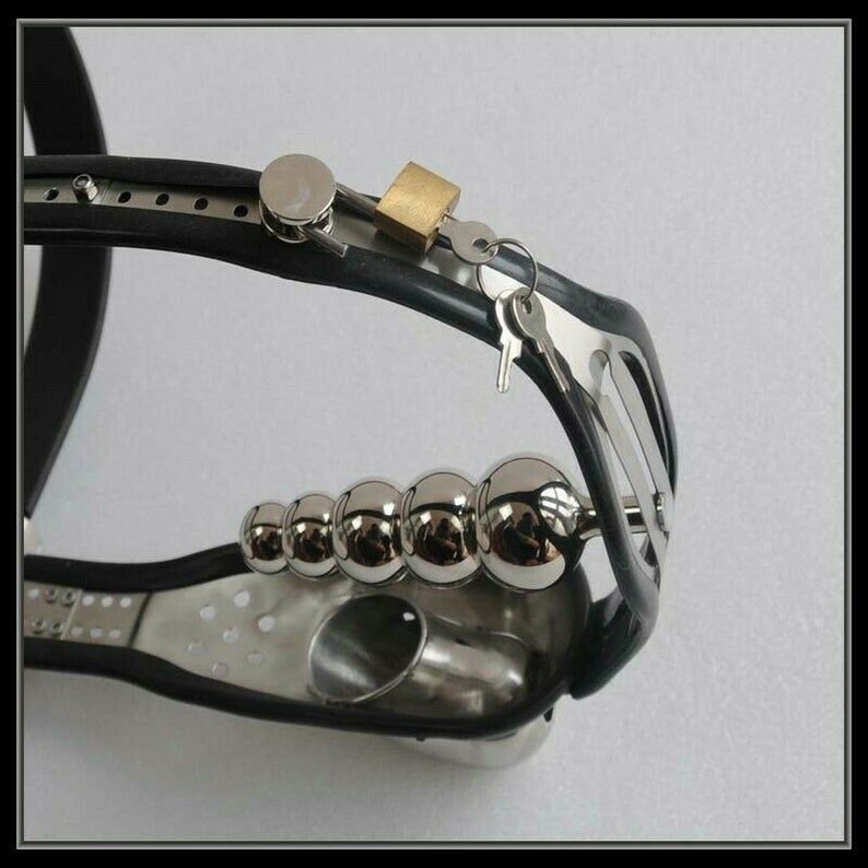 Full Male Chastity Belt Device Stainless Steel Heavy Duty | Etsy