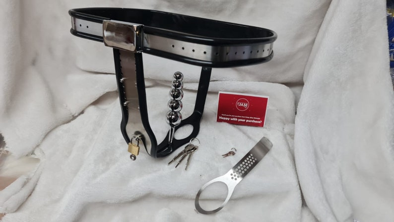 2 in 1 Female Chastity Belt With Plug and Grate DIY Kit Mature - Etsy