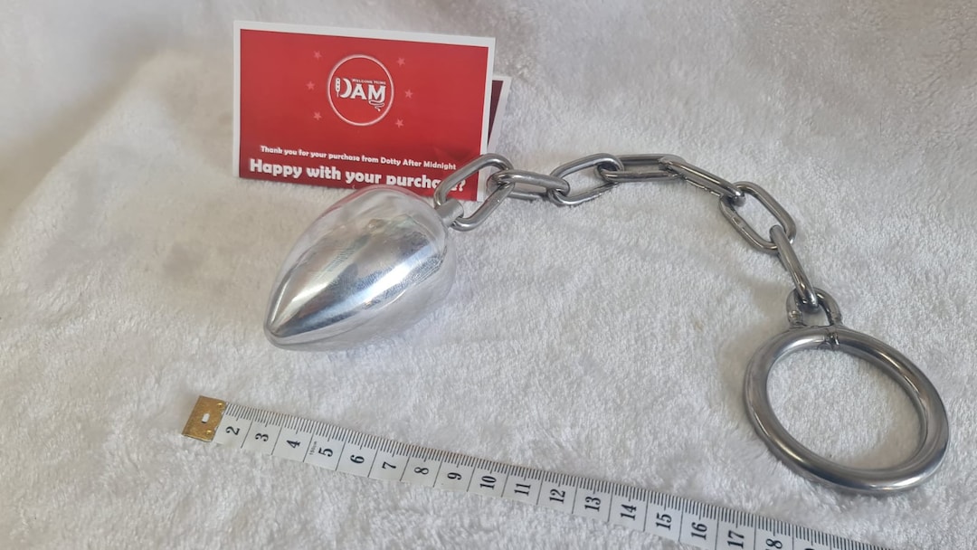 Stainless Steel Butt Plug With Chain Mature - Etsy