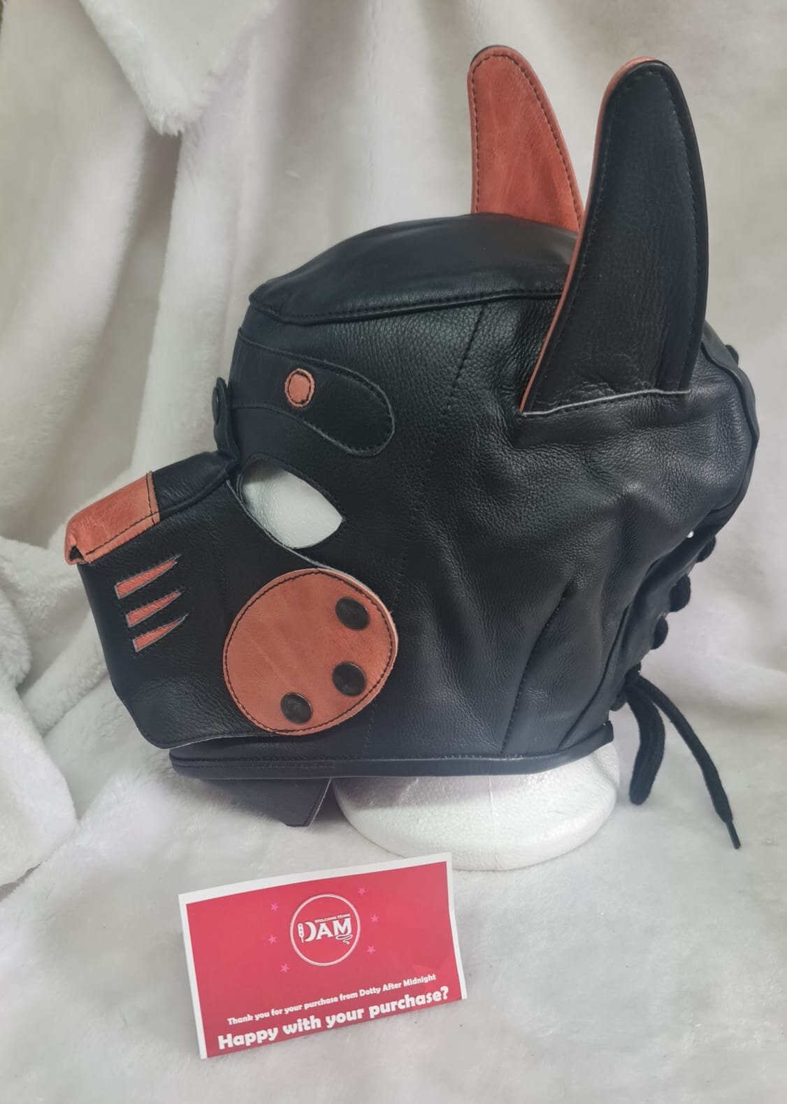 Real Leather Puppy Mask for Puppy Play Bondage Restraint - Etsy