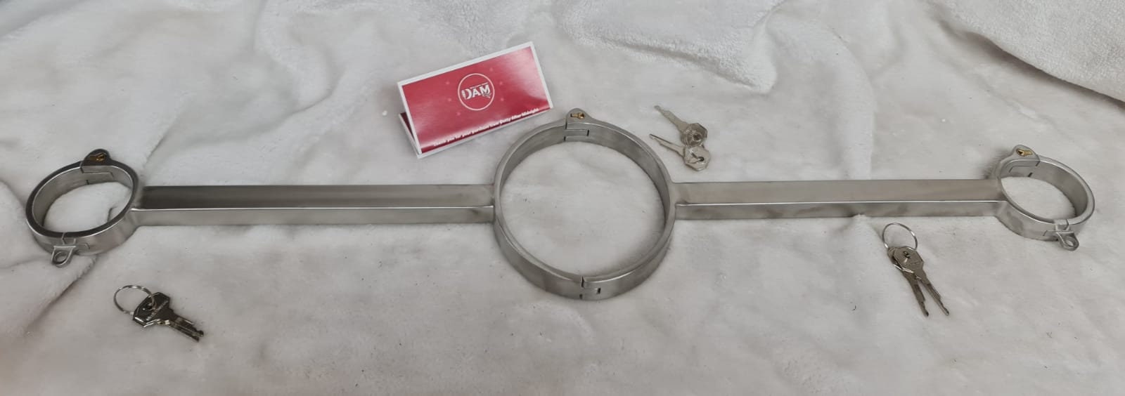 Stainless Steel Straight Bar Neck Collar Wrist Restraints - Etsy UK