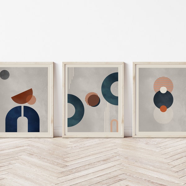 Abstract Shapes Art - Etsy