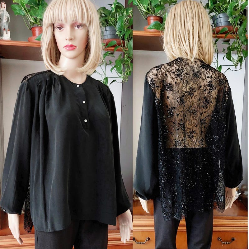 Sheer Blouse - Etsy