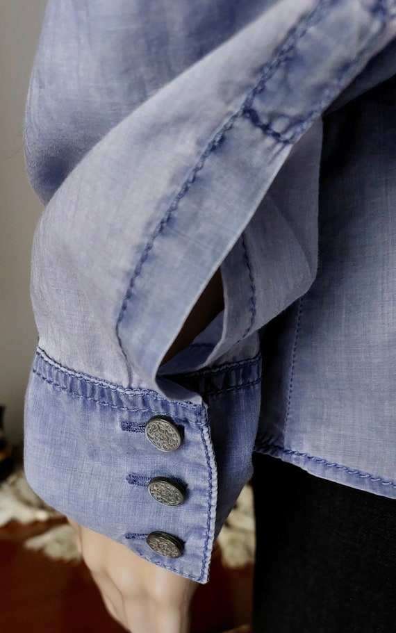 MARELLA Sport by Max Mara 80s 100% cotton blouse wome… - Gem