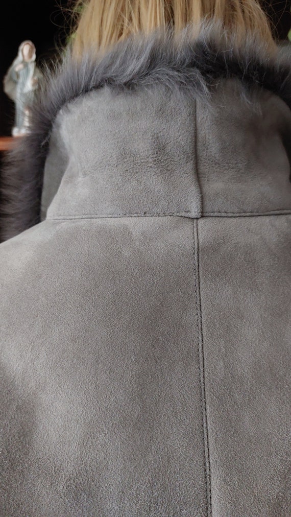 Vintage shearling coat / Long shearlin sheepskin coat… - Gem