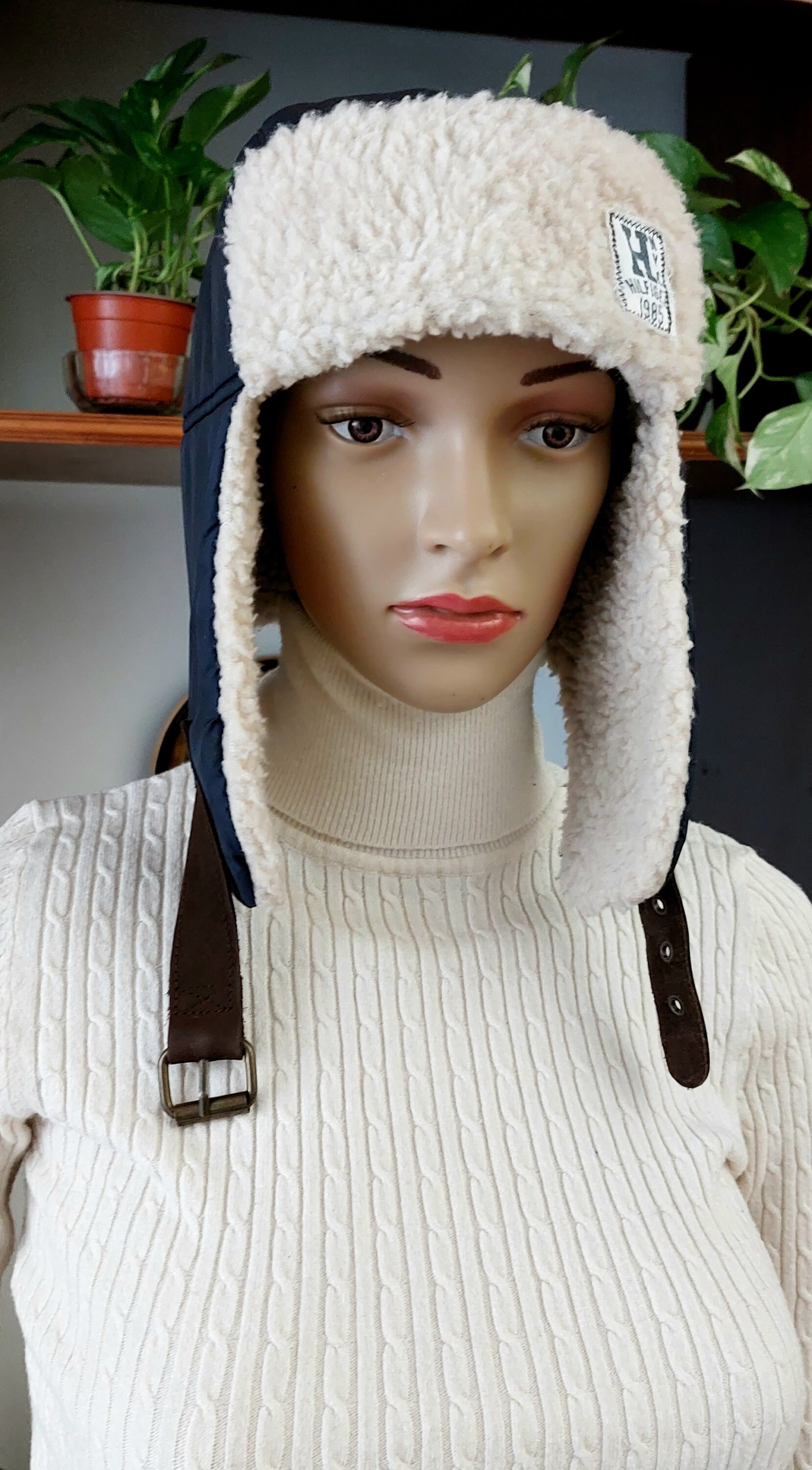 Tommy Hilfiger Vintage Trapper Cap Hat/vintage Bomber Trapper Hat With ...