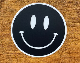 Black Face Sticker - Etsy