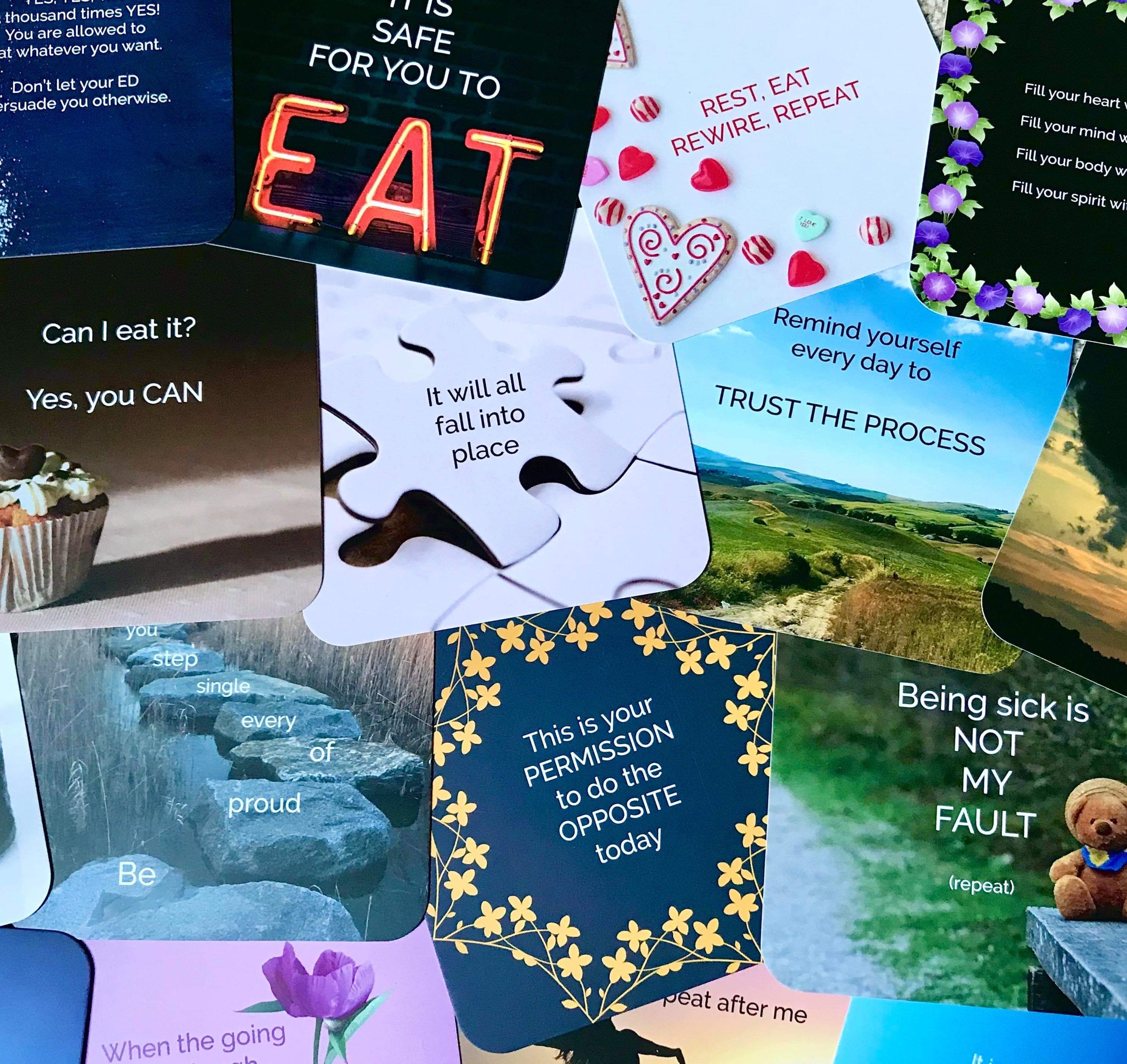 Inspirational Cards to Help Recovery From Anorexia - Etsy