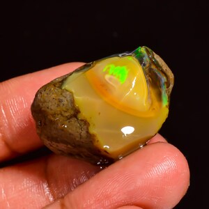Raw Opal Stone - Welo opal Crystal Rock - Natural Raw Gemstones for ...