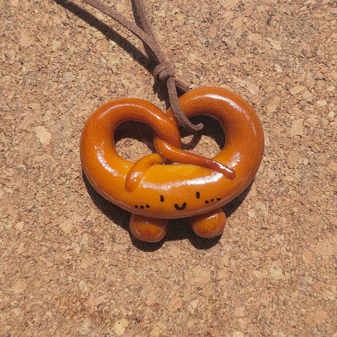 Real Bread Bag Charms - Bakery Keychains Cute Pretzel Donut Croissant ...
