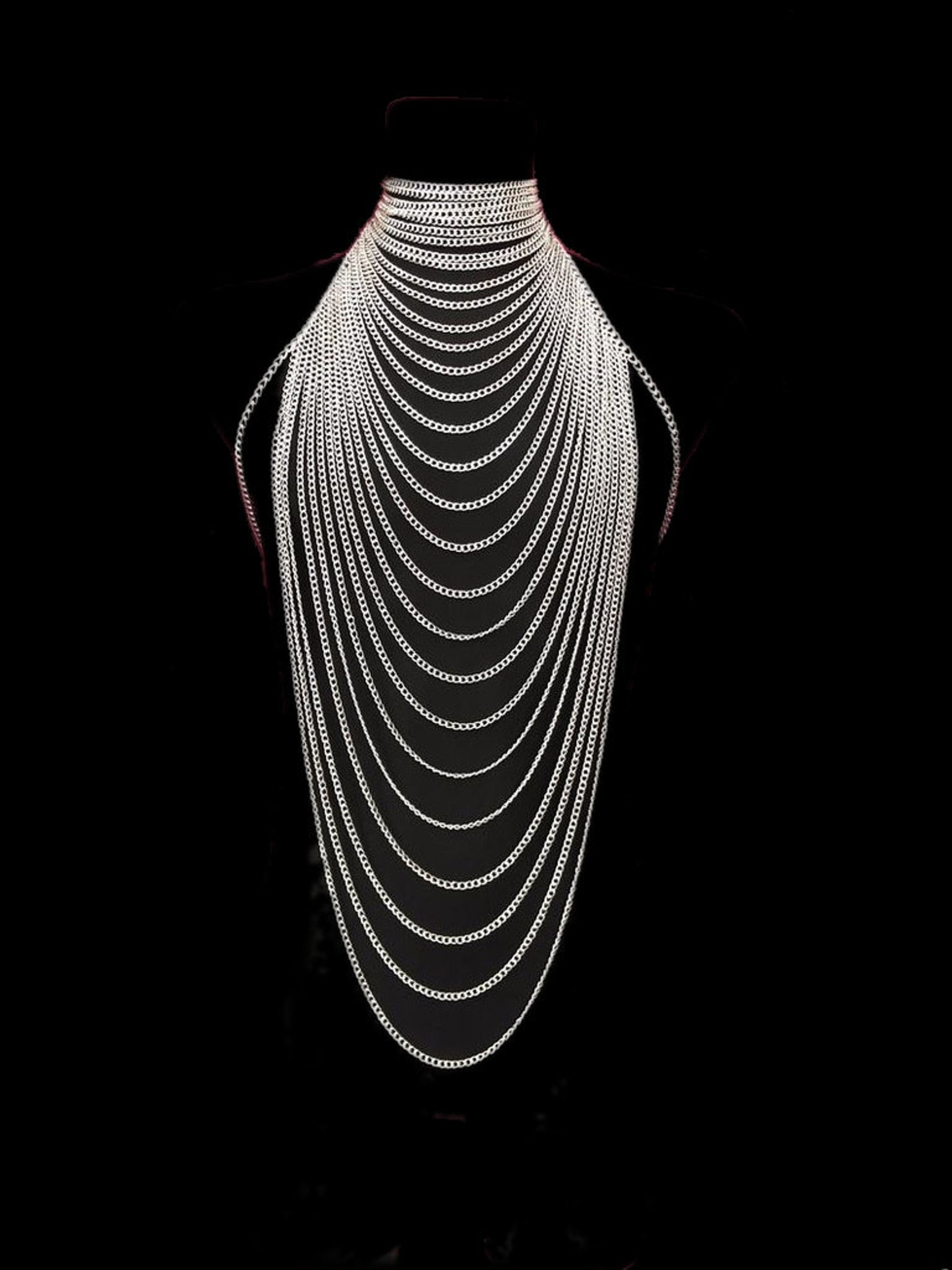 Men's Layered Body Chain, Apocalyptic Armor Costume Jewelry - Etsy