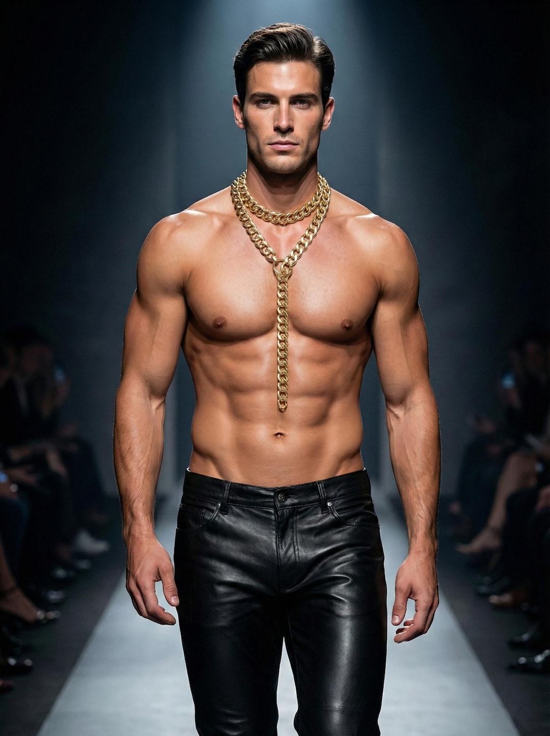 Gold Body Chain Harness Collar,lariat Choker for Men Gold and Silver ...