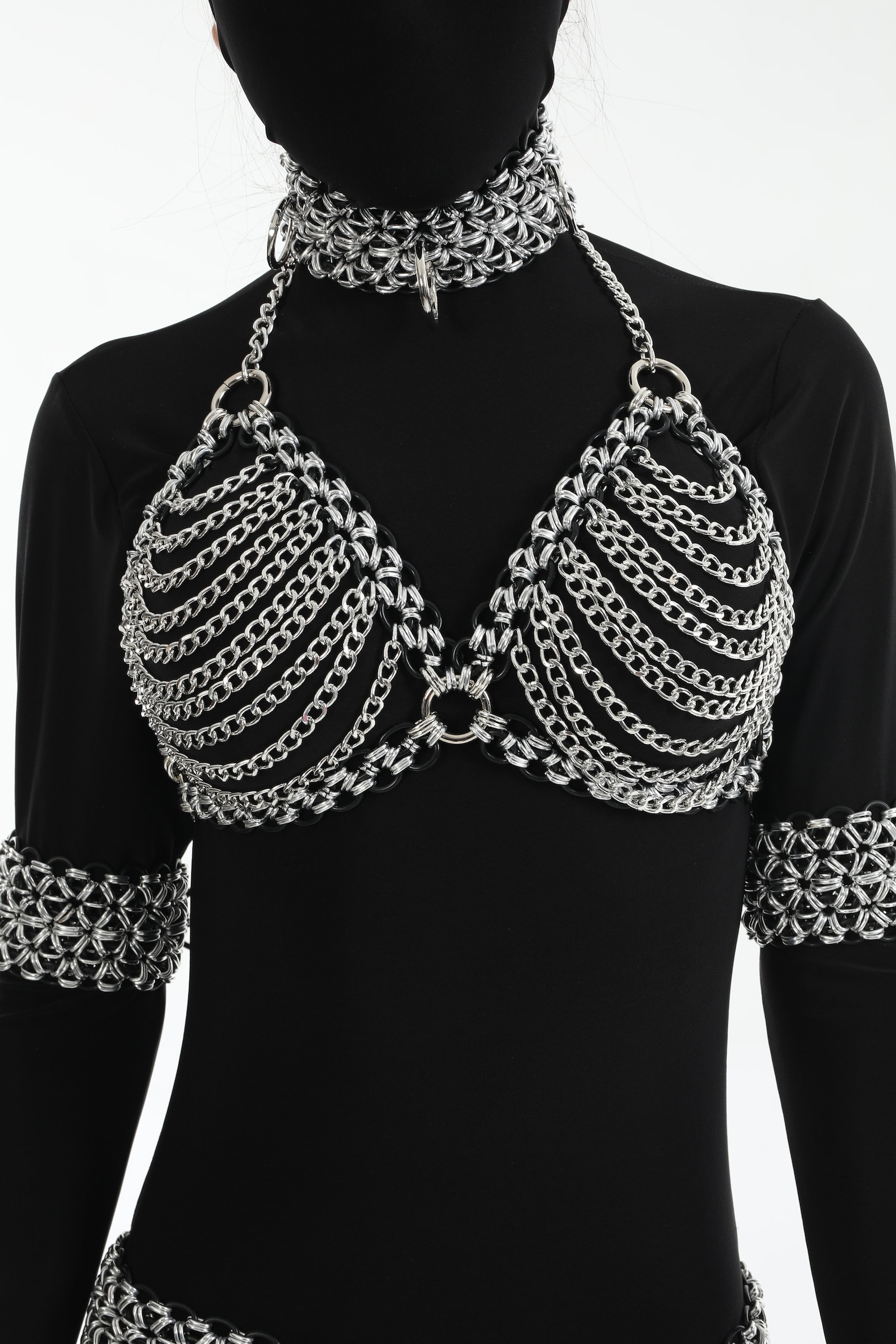 Ketten BH Set Personalisierte BDSM Frau Ausrüstung Fetisch - Etsy.de