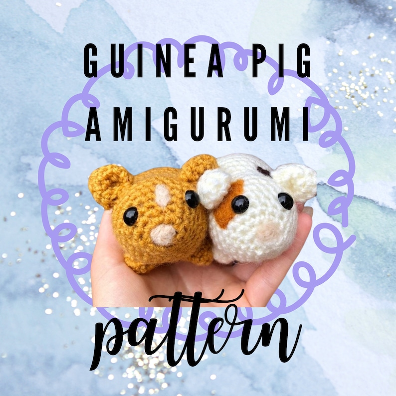 Guinea Pig Crochet Amigurumi Pattern PDF - Etsy