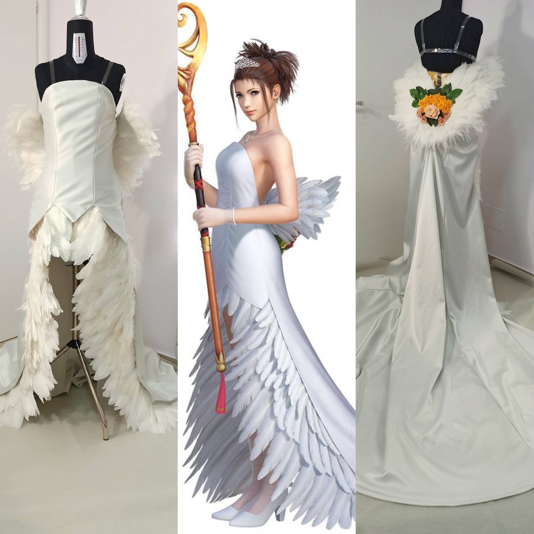 Yuna Wedding Dress Cosplay Final Fantasy Cosplay - Etsy