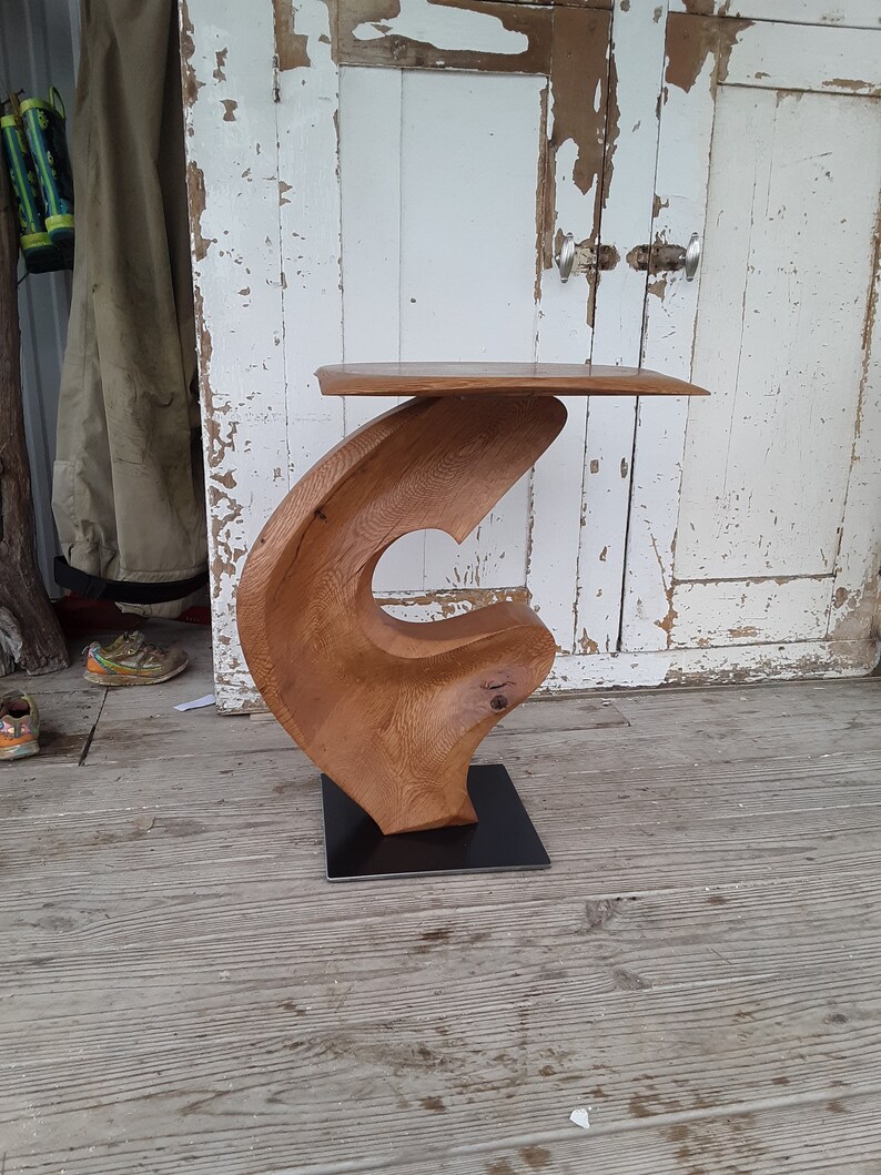 Reclaimed WHITE OAK Side/end Table - Etsy