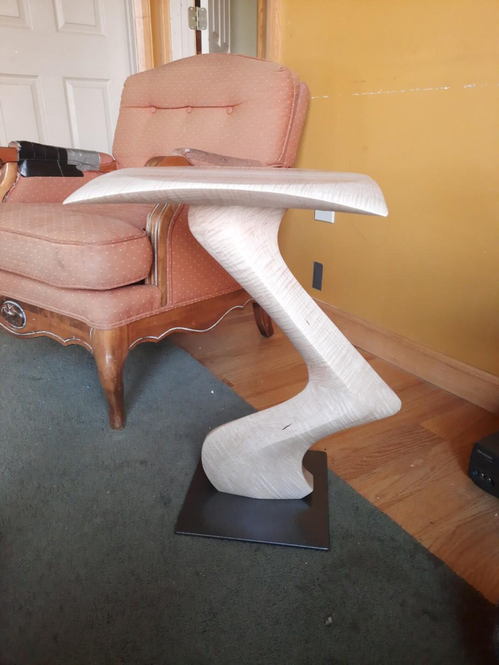 Side Table #9, Modern Tiger Maple, Woodsideendtable ...