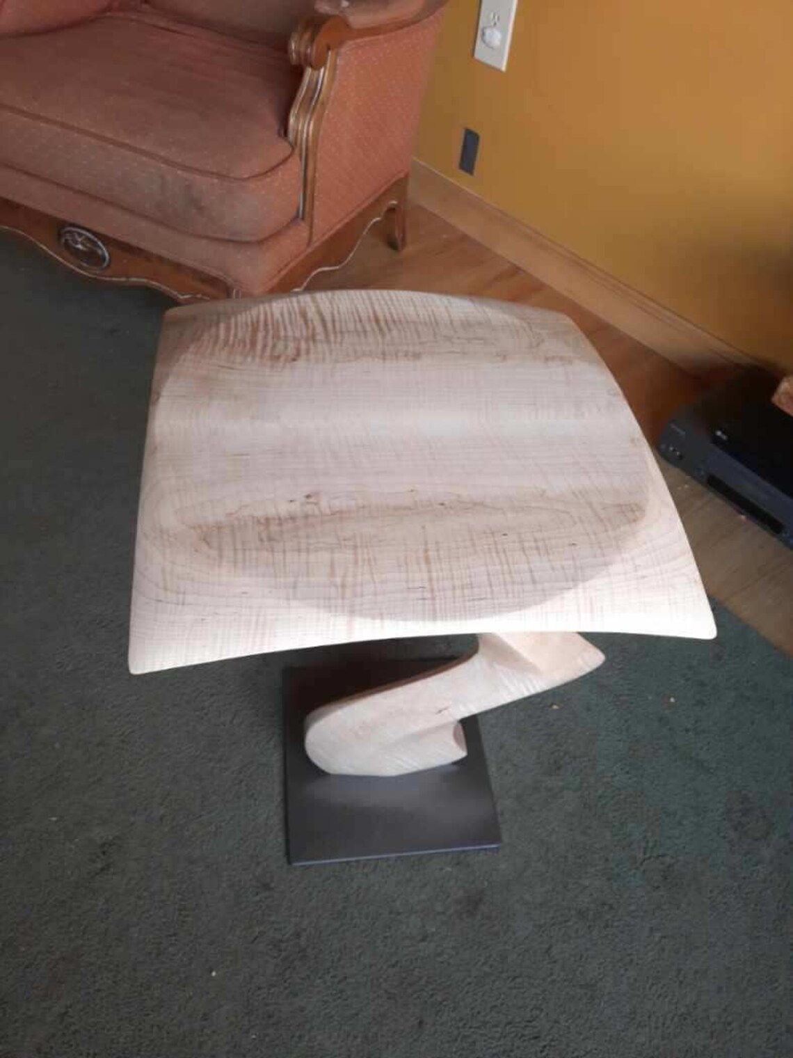 Side Table #9, Modern Tiger Maple, Woodsideendtable ...